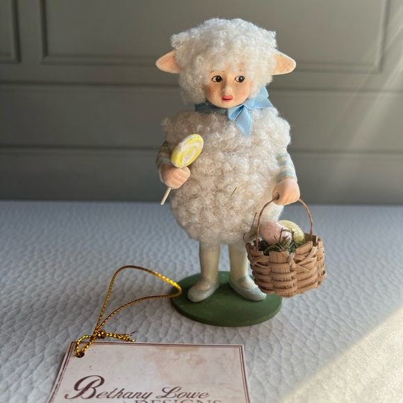 Bethany Lowe | Accents | Brand New Little Lulu Lamb Figurine By Bethany ...